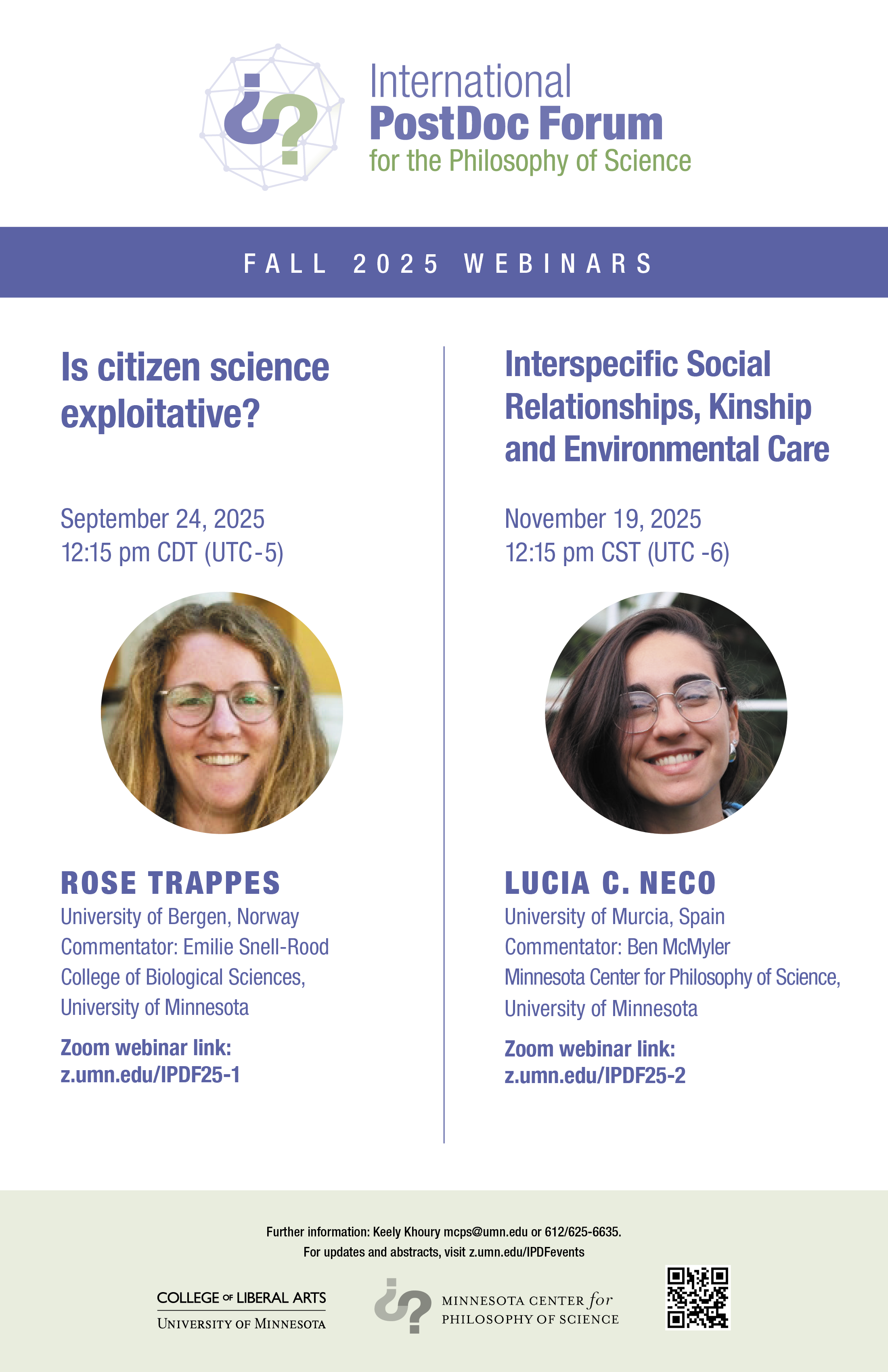 September 2025 International PostDoc Forum for the Philosophy of ...